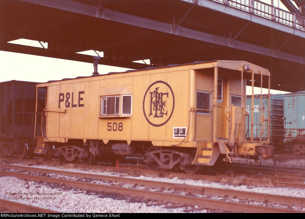 Pittsburgh and Lake Erie 508 caboose